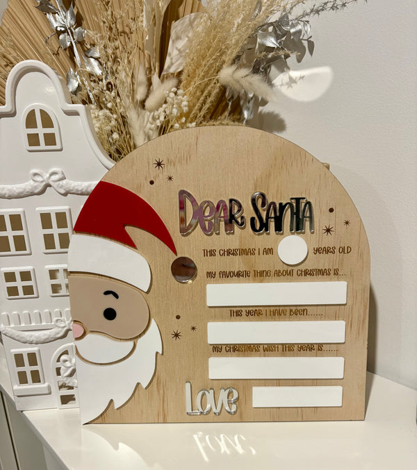 DEAR SANTA BOARD - SANTA – EmmyRose Designs