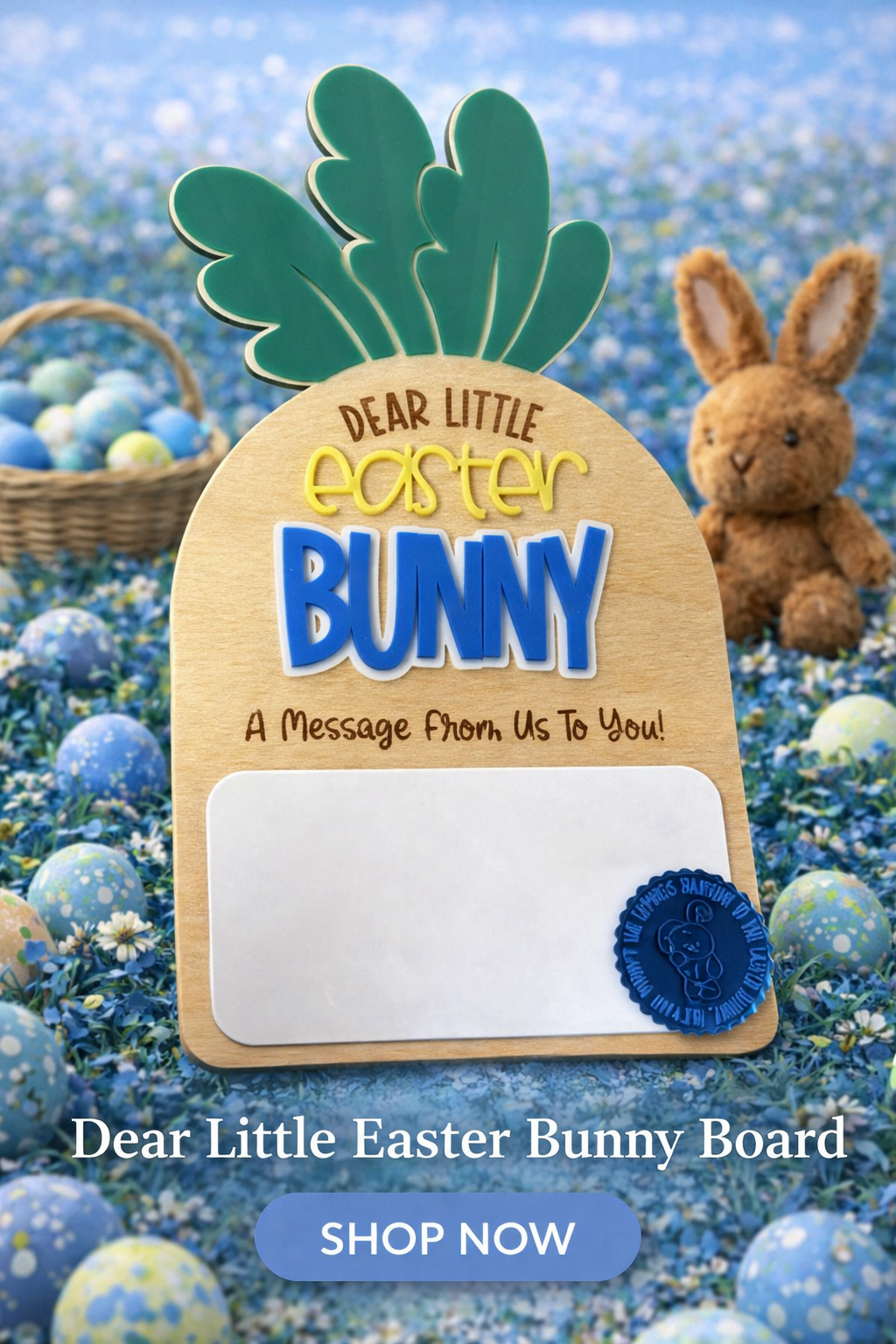 Dear Little Easter Bunny – Personalised Message Board – EmmyRose Designs