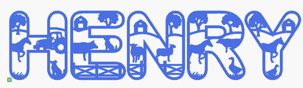 FARMYARD THEMED LAYERED LETTERS – EmmyRose Designs