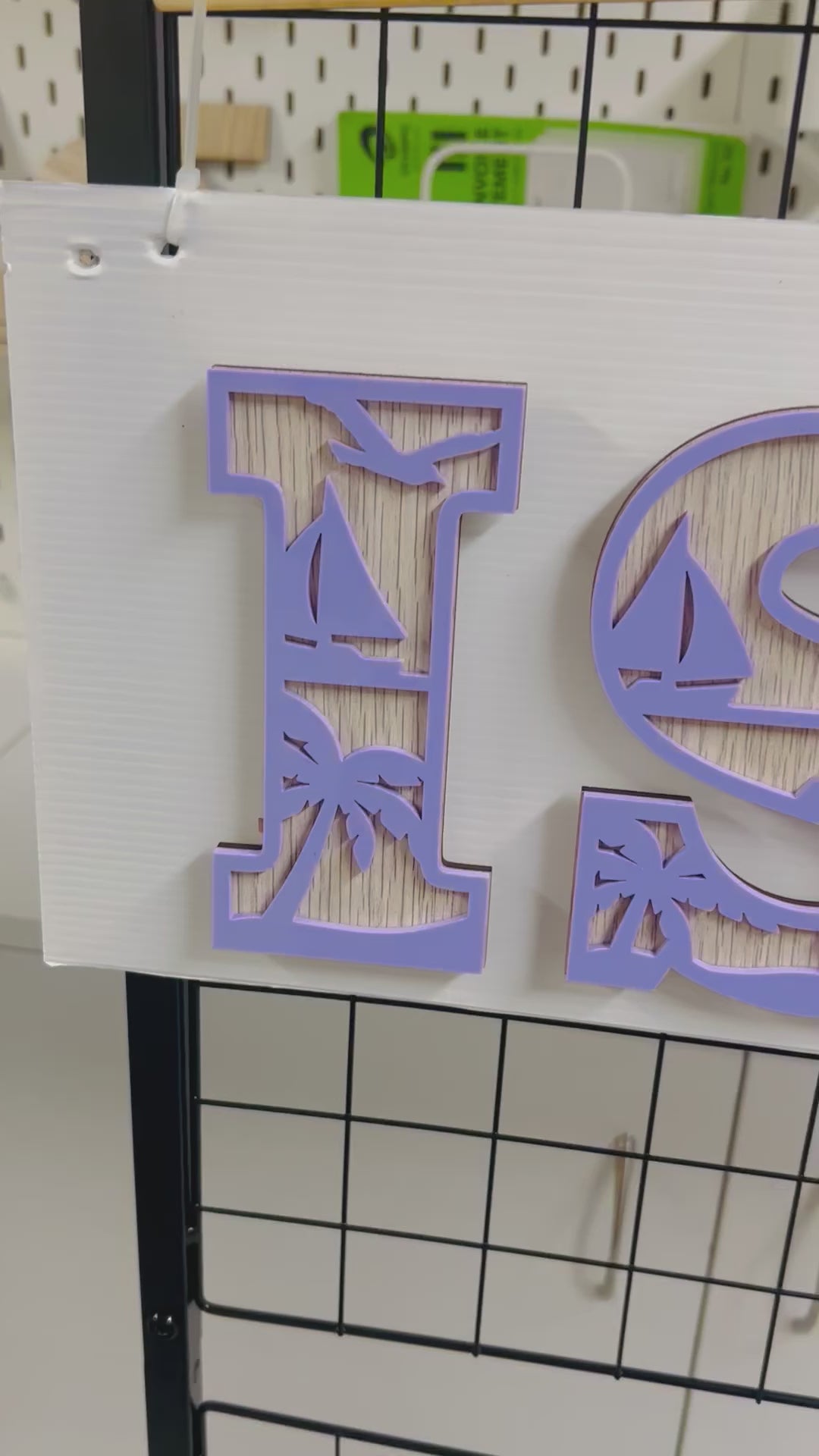 BEACH THEMED DUAL LAYERED LETTERS – EmmyRose Designs